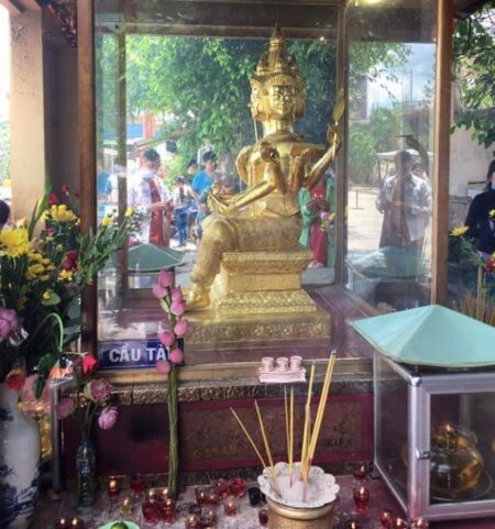 Four-Faced Buddha Amulet Helps to Protect and Good Luck